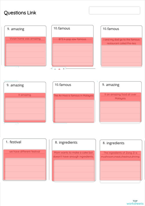 Error Correction. Interactive worksheet | TopWorksheets