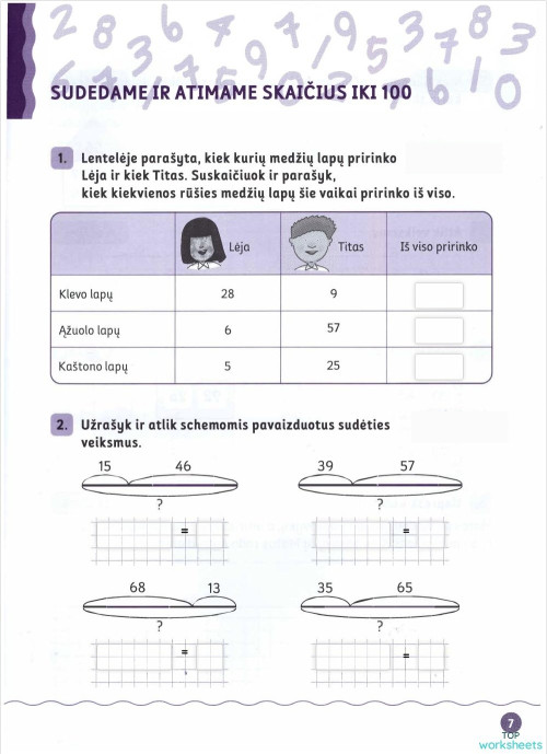 Matematika: interactive worksheets and online exercises | TopWorksheets