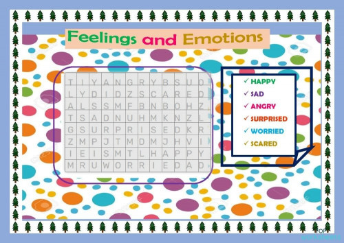 Feelings and Emotions. Interactive worksheet | TopWorksheets