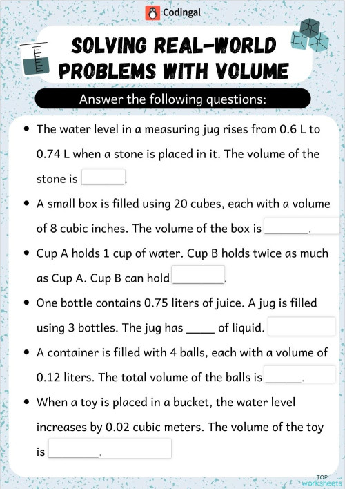 M_G07M16L58_WC02_Solving_Real-World_Problems_with_Volume_. Interactive worksheet | TopWorksheets