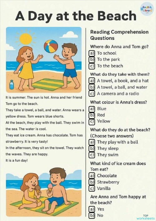 Reading comprehension: interactive worksheets and online exercises ...