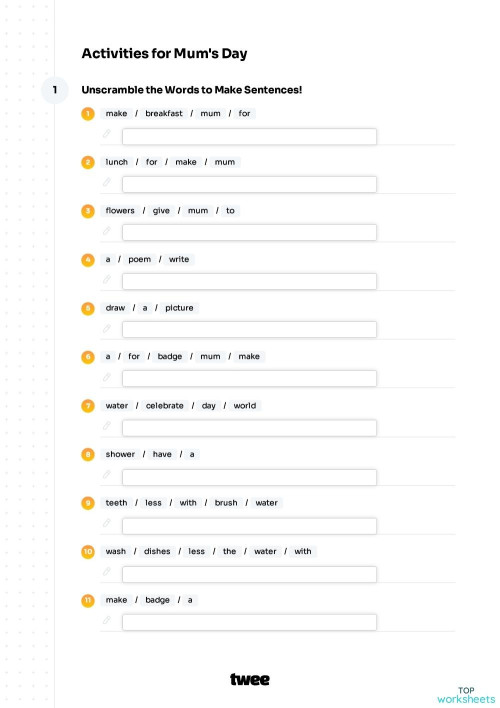 World Water Day. Interactive worksheet | TopWorksheets