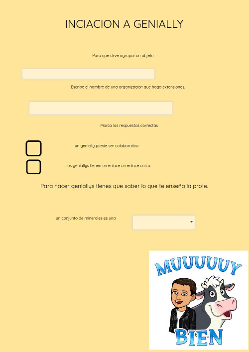 iniciación a genially. Ficha interactiva | TopWorksheets