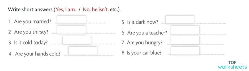 am-is-are questions part 1. Interactive worksheet | TopWorksheets