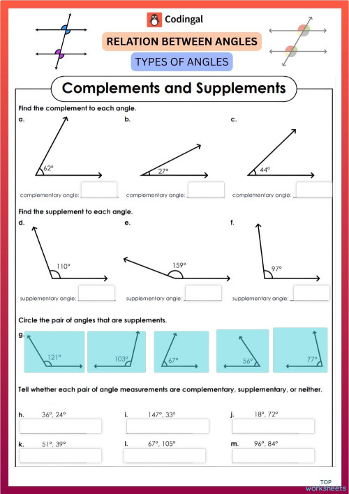 M_G07M13L46_WC01_Angle_Relationships_1. Interactive worksheet ...