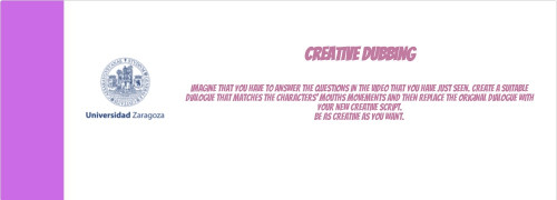 Creative dubbing. Interactive worksheet | TopWorksheets
