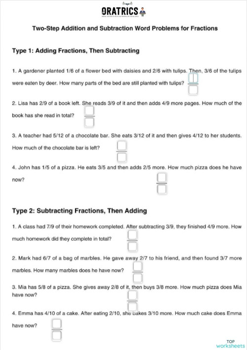 Subtraction EE. Interactive worksheet | TopWorksheets