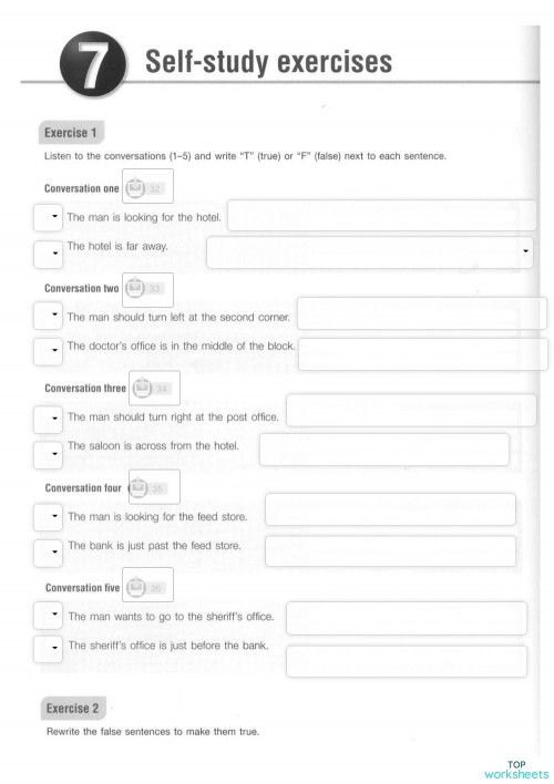 English language: interactive worksheets and online exercises ...
