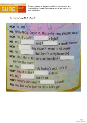 Book exercises 2-5. Interactive worksheet | TopWorksheets