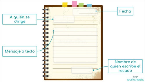 El recado - práctica. Ficha interactiva | TopWorksheets
