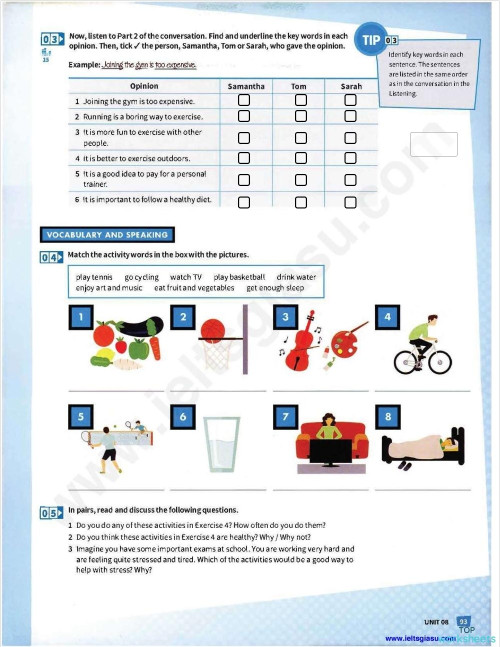 LISTENING PRACTICE: MORE ABOUT SPORTS. Interactive worksheet ...