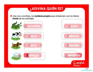 ADIVINA ADIVINADOR. Ficha interactiva | TopWorksheets