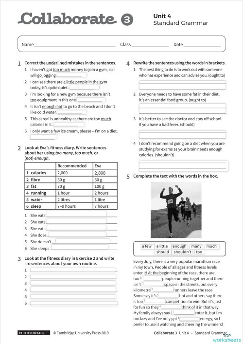 Lesson 4 unit 2a and 2b. Interactive worksheet | TopWorksheets