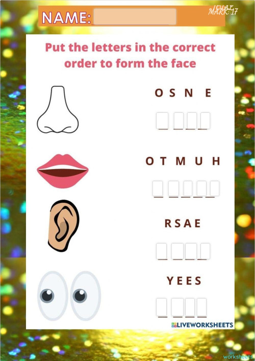SCIENCE: IDENTIFY MY FACE. Interactive worksheet | TopWorksheets