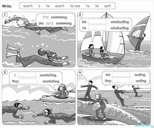 4th grade We`re having fun at the beach(2) 3 level. Interactive ...