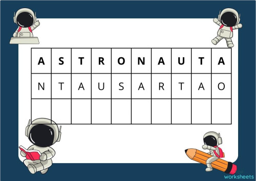 ORDENA LA PALABRA. Ficha interactiva | TopWorksheets