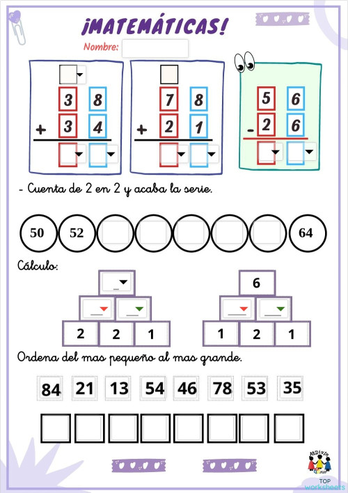 MAYOR, MENOR O IGUAL.. Ficha interactiva | TopWorksheets