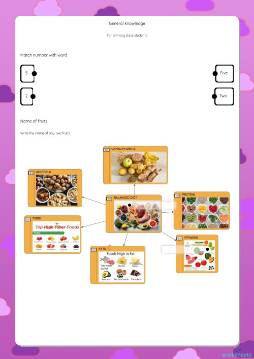 General knowledge. Interactive worksheet | TopWorksheets