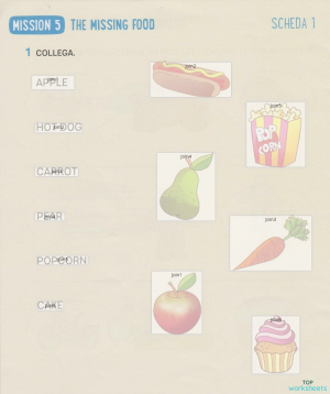 THE MISSING FOOD 1. Interactive worksheet | TopWorksheets