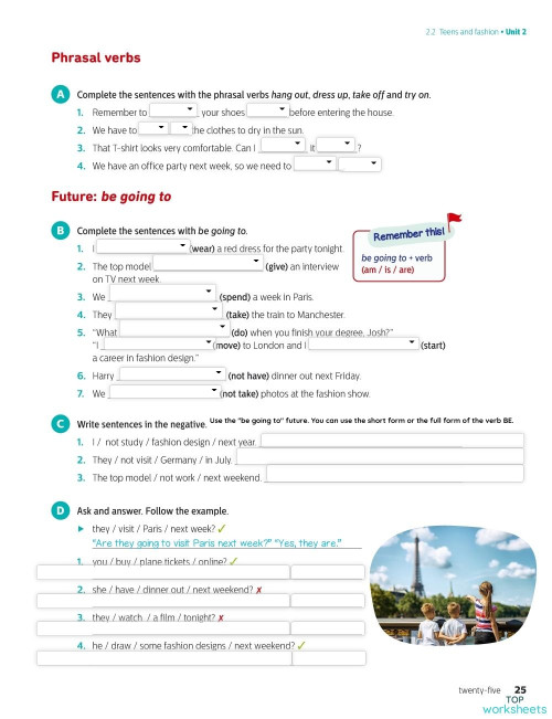 Workbook, Pages 25-28 (8C2). Interactive worksheet | TopWorksheets