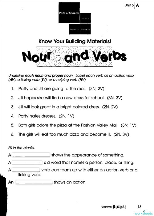 Grammar rules Part 2. Interactive worksheet | TopWorksheets