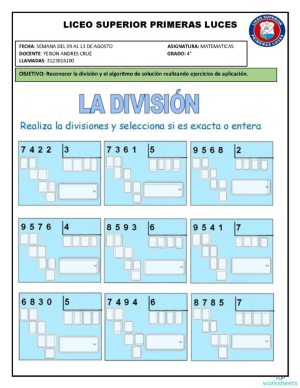 PROBLEMAS DE REPARTO. Ficha interactiva | TopWorksheets
