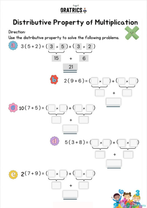 Associative Property CCC. Interactive worksheet | TopWorksheets