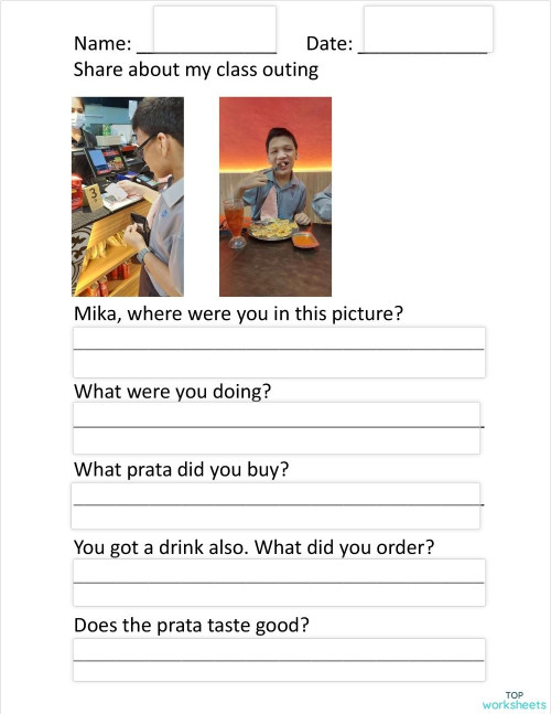 Writing: interactive worksheets and online exercises | TopWorksheets