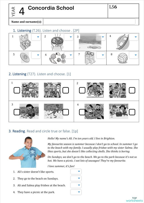 4 - Unit 6 - OU - Online A. Interactive worksheet | TopWorksheets