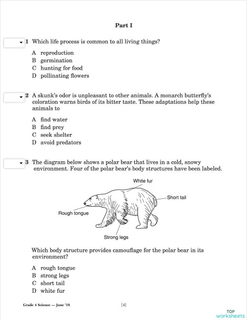 Science Practice 3. Part 1. Interactive worksheet | TopWorksheets