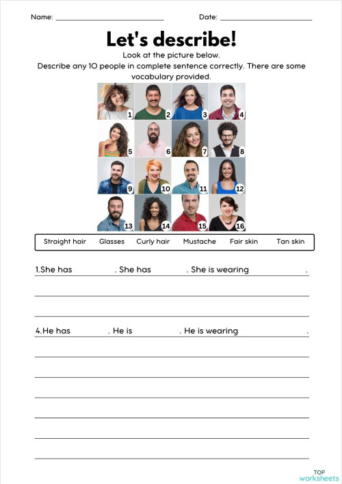 Assessment for Intermediate Level. Interactive worksheet | TopWorksheets