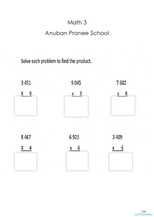 Math 3 w11. Interactive worksheet | TopWorksheets