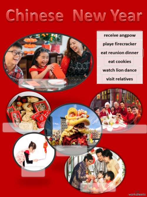 Writing Task - Chinese New Year. Interactive worksheet | TopWorksheets