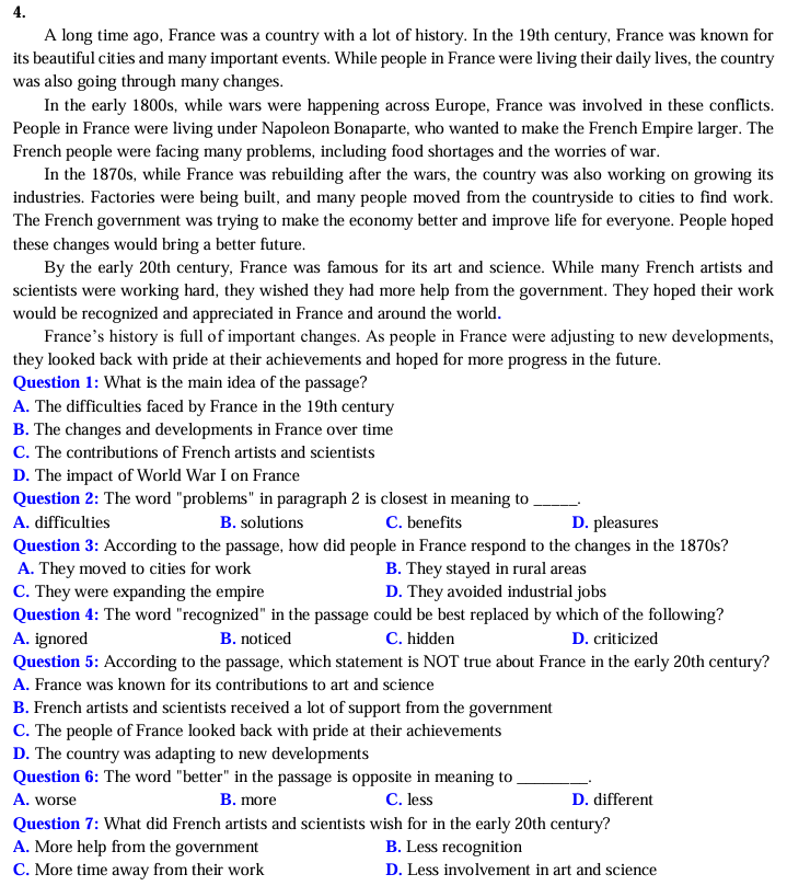 PRACTICE MULTIPLE CHOICE UNIT 04 (G9). Interactive worksheet ...