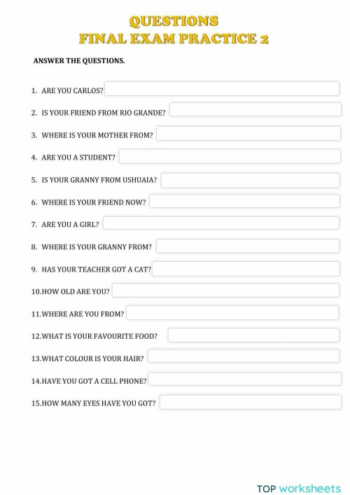 Other: interactive worksheets and online exercises | TopWorksheets