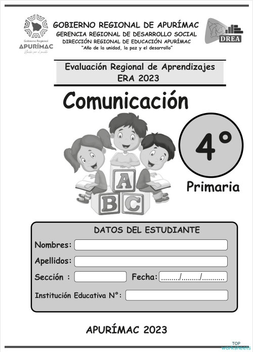 lectura 4to grado. Ficha interactiva | TopWorksheets