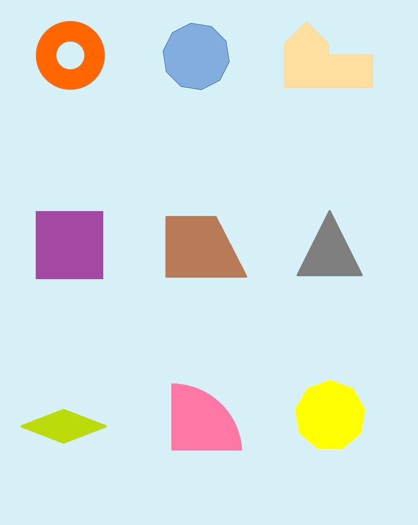 Figuras planas. Ficha interactiva | TopWorksheets