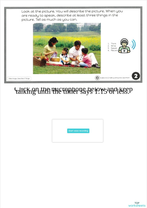 Speaking Practice 3. Interactive worksheet | TopWorksheets