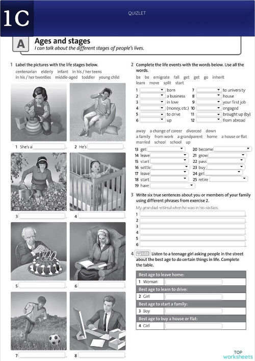 SL / Navy / 1C. Interactive worksheet | TopWorksheets