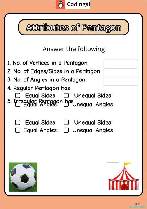 M_G02M12L59_WE01_Attributes of Pentagon. Interactive worksheet ...
