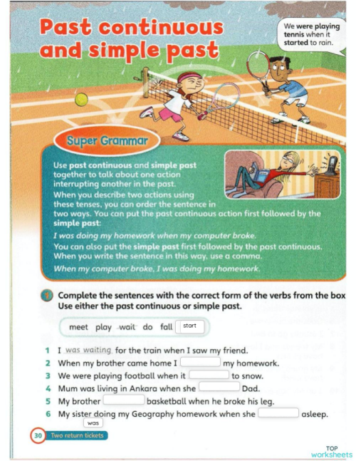 Week 14 - Practice 2. Interactive worksheet | TopWorksheets