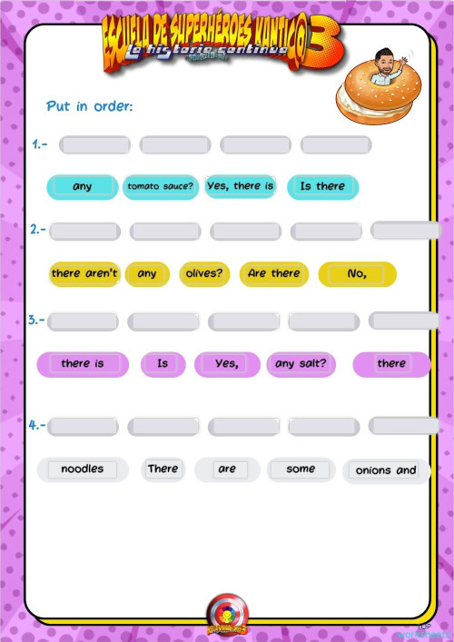 COOKING (VI). Interactive worksheet | TopWorksheets