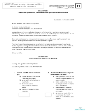 Examen 11. PLANEA.. Ficha interactiva | TopWorksheets