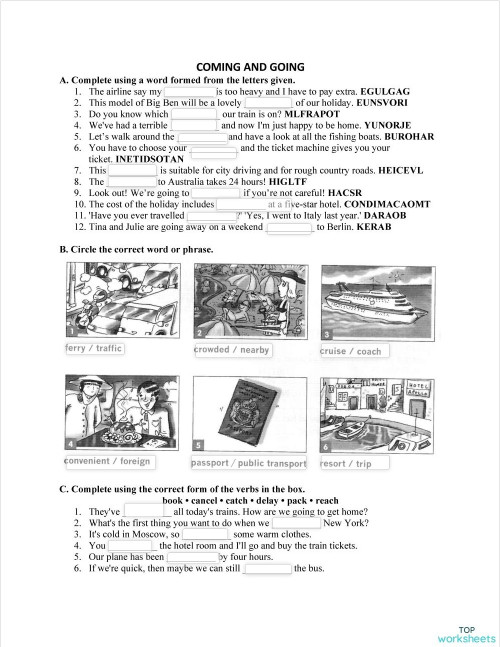 Preposition - Revision. Interactive worksheet | TopWorksheets