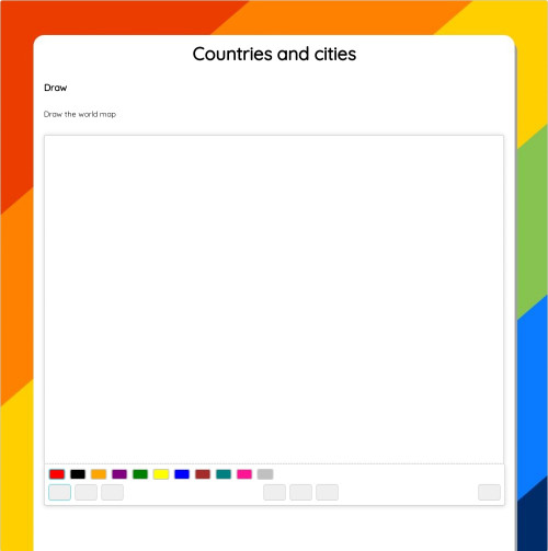 Countries and cities. Interactive worksheet | TopWorksheets