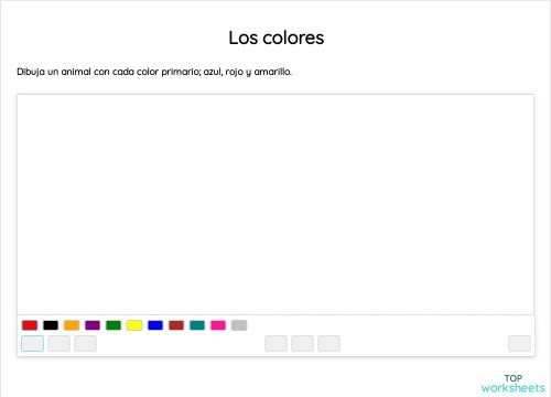 Los colores. Ficha interactiva | TopWorksheets