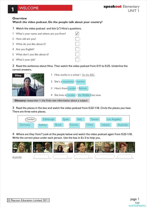 Interactive worksheets and online exercises in Russia | TopWorksheets