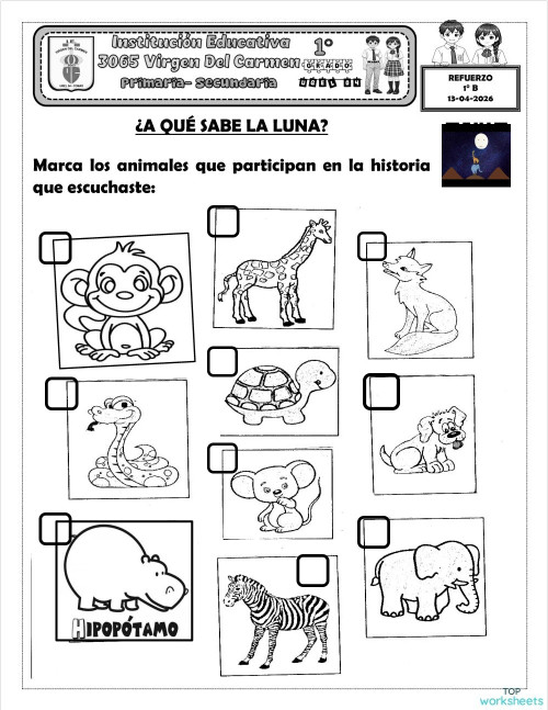 Hoja de Trabajo del Abecedario Relacionar Infantil Acuarela Pastel ...