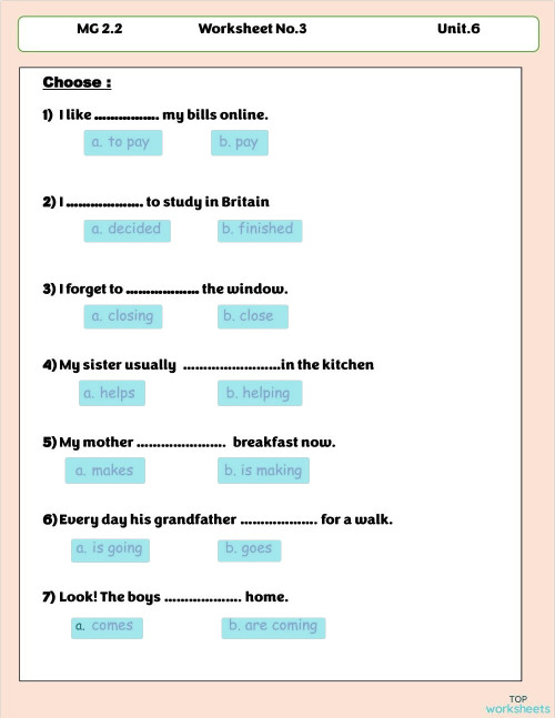 Grade 11: interactive worksheets and online exercises | TopWorksheets