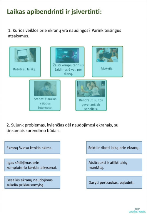 Interactive worksheets and online exercises in lithuanian | TopWorksheets Interactive worksheets and online exercises in lithuanian | TopWorksheets